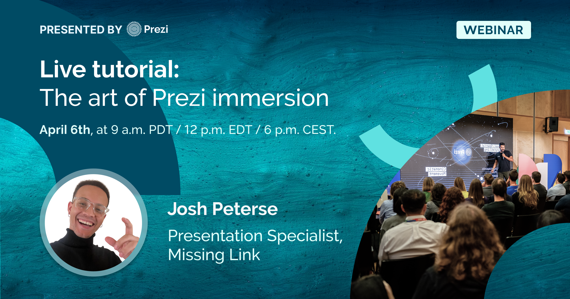 Live tutorial: The art of Prezi immersion